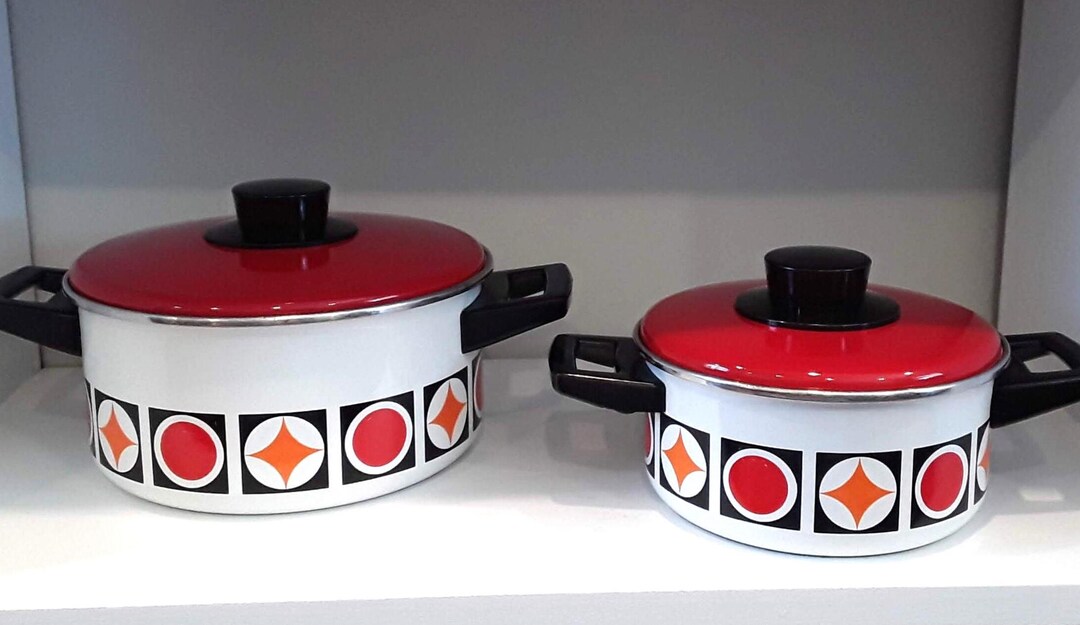 MCM Prinz Enamel Cookware, Made in Germany, 1970s - Etsy