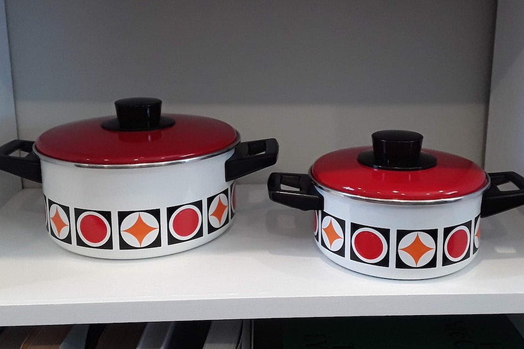 Utensilios de cocina esmaltados Prinz alemanes antiguos - Etsy España