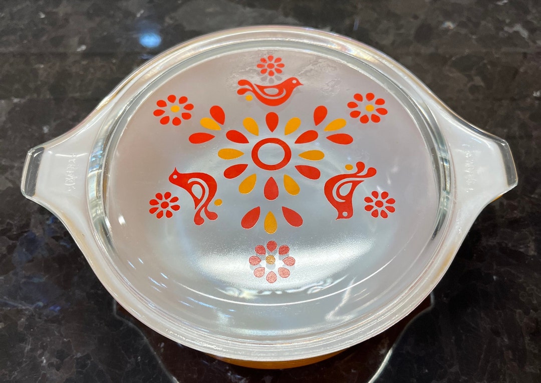 PYREX FRIENDSHIP PATTERN Casserole With Lid, 472 - Etsy