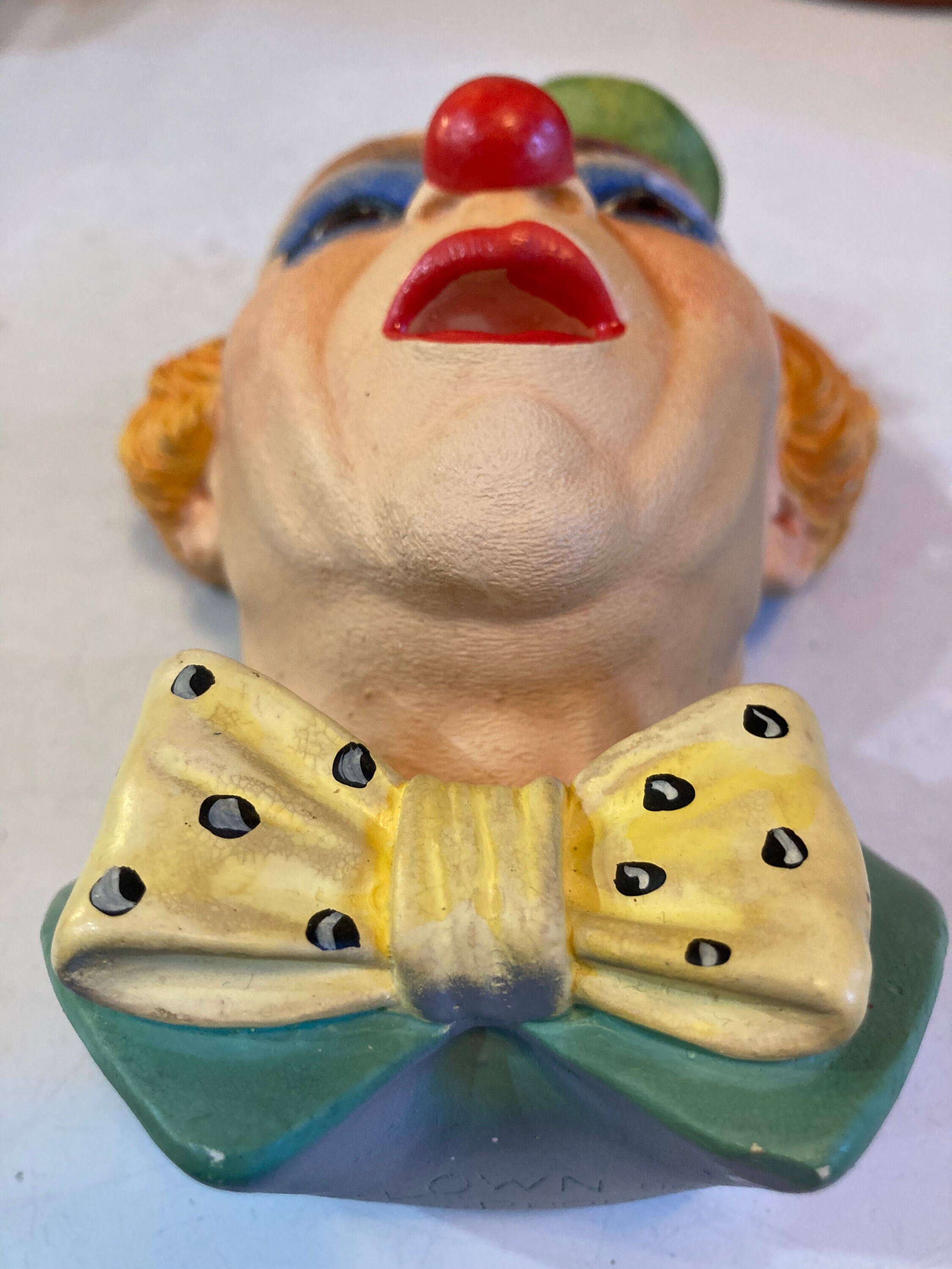 Chalkware Clown No. 3, Legend Products, Made in England, Signed "j ...