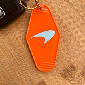 Mclaren Logo Retro Motel Keychain | Mclaren Formula 1 | Indycar ...