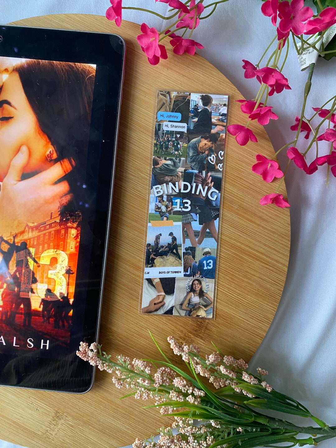 Binding Thirteen Bookmark | Chloe Walsh | Boys of Tommen Series - Etsy