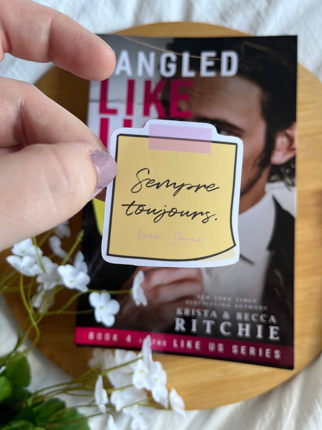 Jane & Thatcher Sticker | Tangled Like Us | Like Us Series | KBR - Etsy
