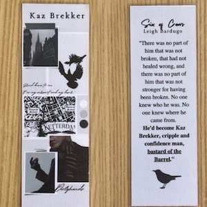 Six of Crows Bookmark | Booktok | Leigh Bardugo - Etsy