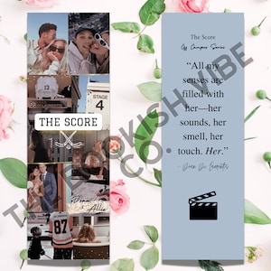 The Score Bookmark | Dean & Allie | Booktok | Elle Kennedy - Etsy
