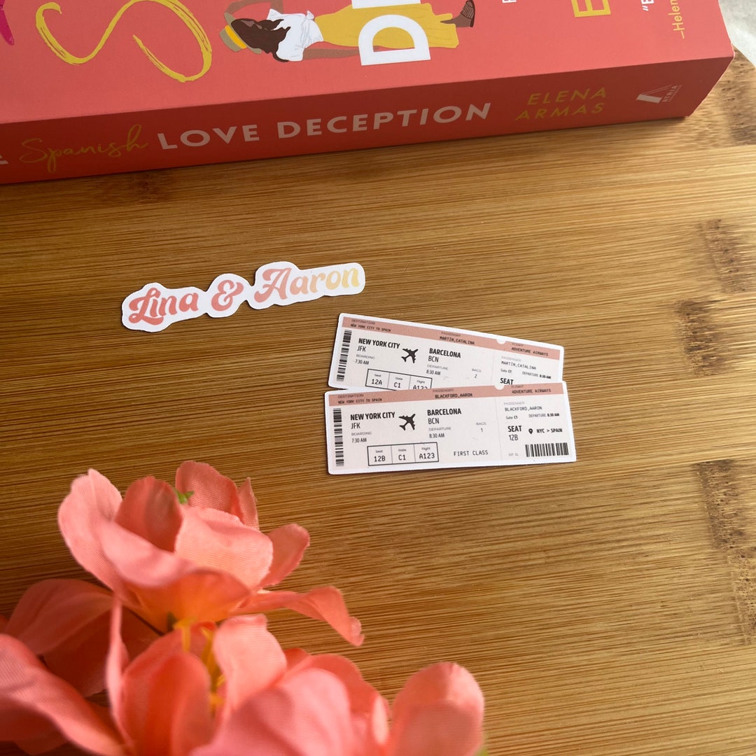 The Spanish Love Deception Stickers | Elena Armas | Booktok - Etsy