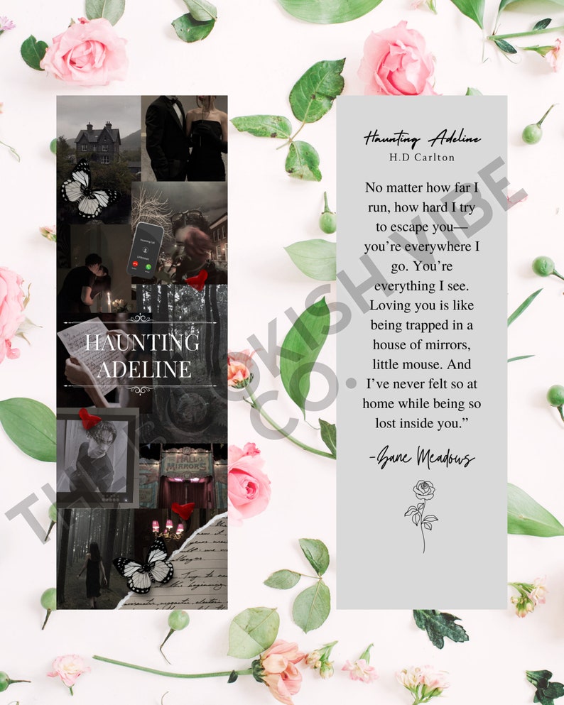 Haunting Adeline Bookmark H. D. Carlton Booktok - Etsy België
