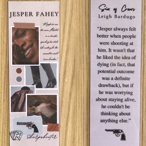 Six of Crows Bookmark | Booktok | Leigh Bardugo - Etsy