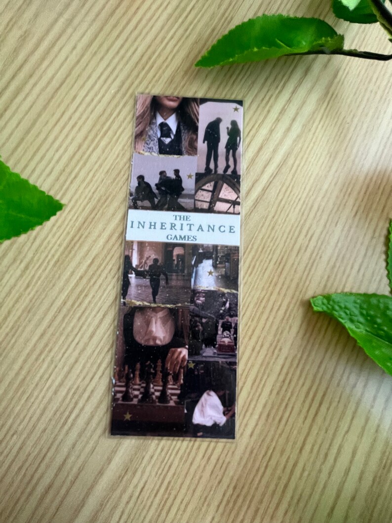 The Inheritance Games Bookmark | Booktok | Jennifer Lynn Barnes - Etsy