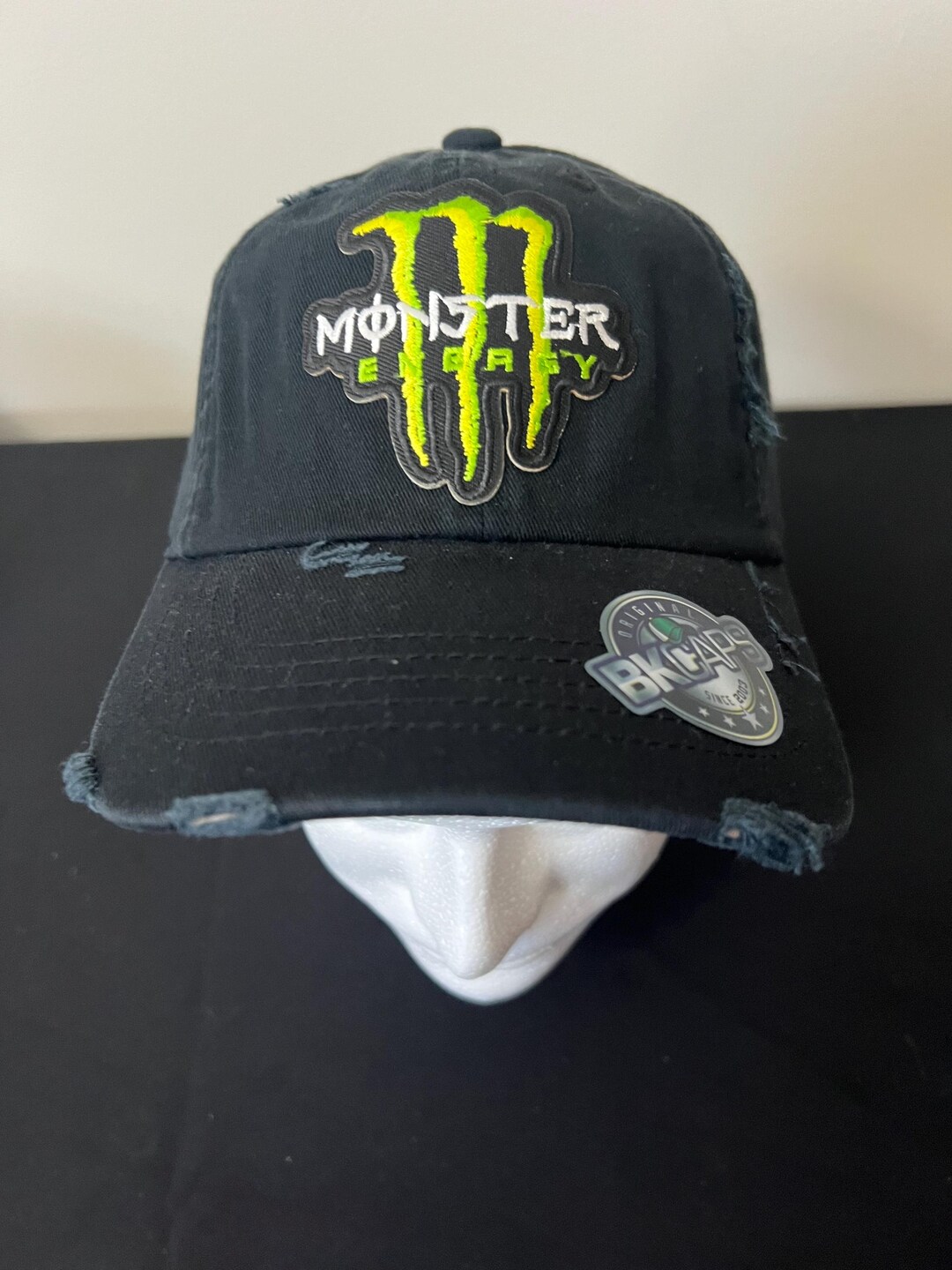 Monster Distressed Cap - Etsy