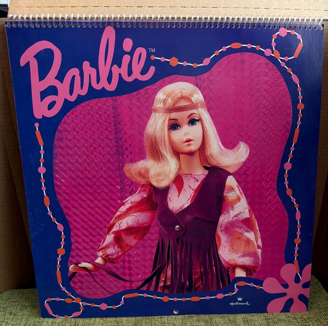 Barbie Hallmark 12 Month Calender Fashion Doll Themed Scenes 1997 - Etsy