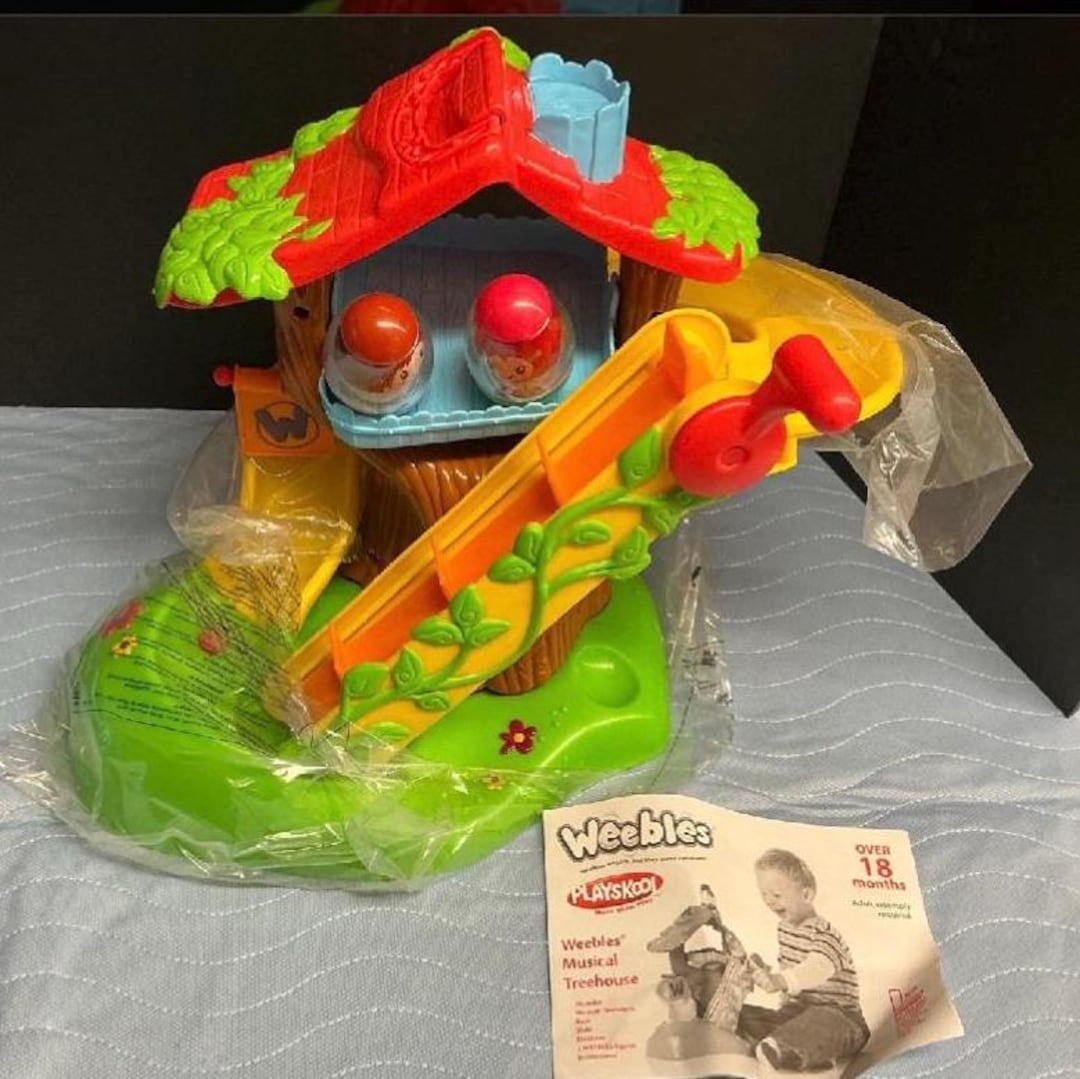 Playskool Weebles Musical Treehouse Has 2 People New W/o Box 2009 - Etsy
