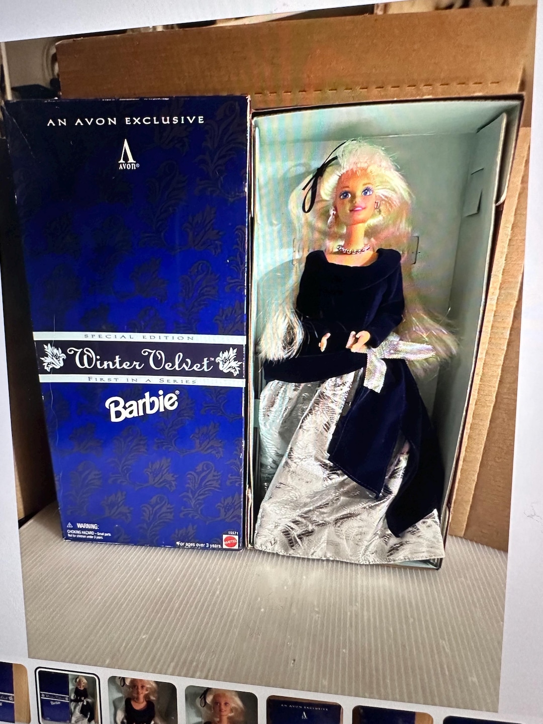 Avon Winter Velvet Barbie Exclusive #15571 1995 - Etsy