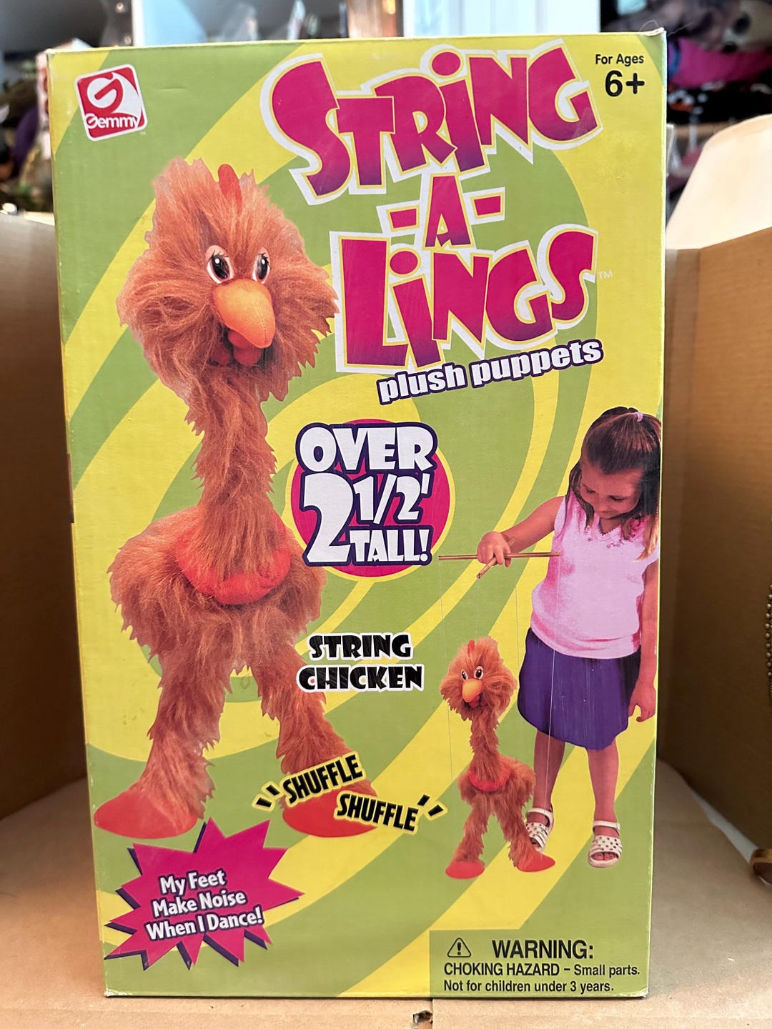 Vintage New String-a-ling Plush Puppet Over 2.5 Tall - Etsy