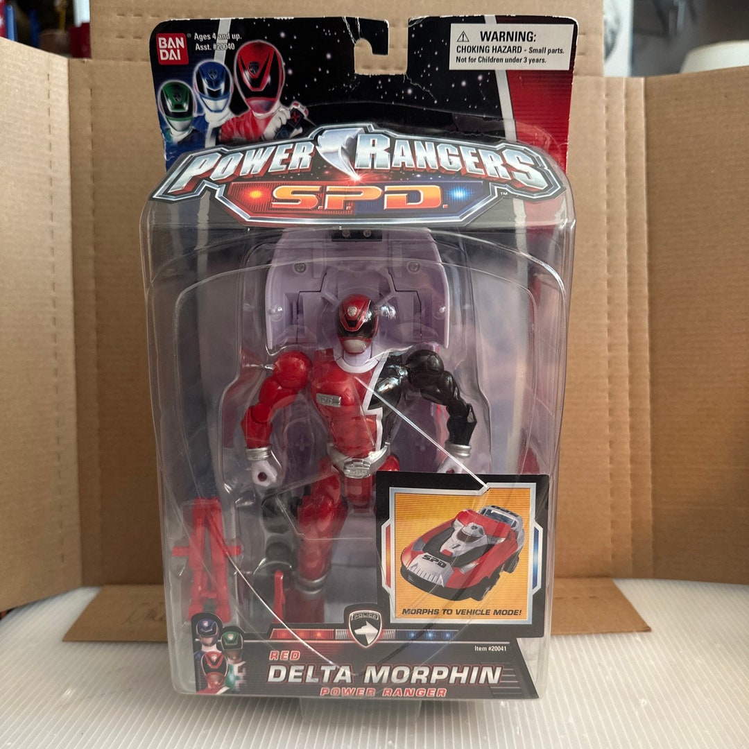 Rare: Power Rangers SPD Red Delta Morphs Into a Vehicle NEW - Etsy