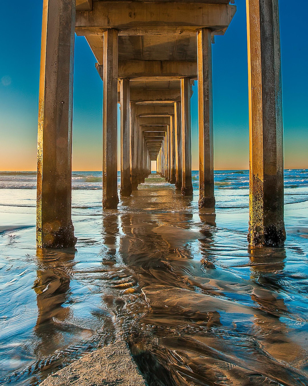 Stunning Photo Scripps Pier La Jolla, California Coast Scripps ...