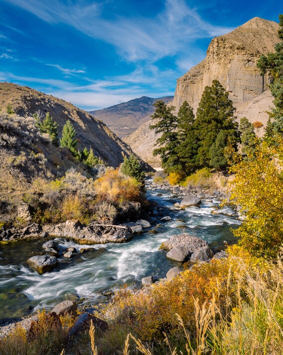 Smooth Water Yellowstone National Park 11 X 14 | Etsy