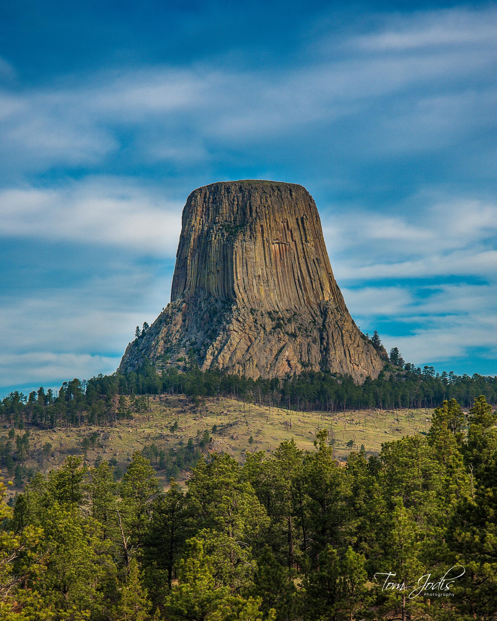 Devils Tower Wyoming Photography Print National Monument America West ...