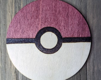 Wooden Pokeball - Etsy
