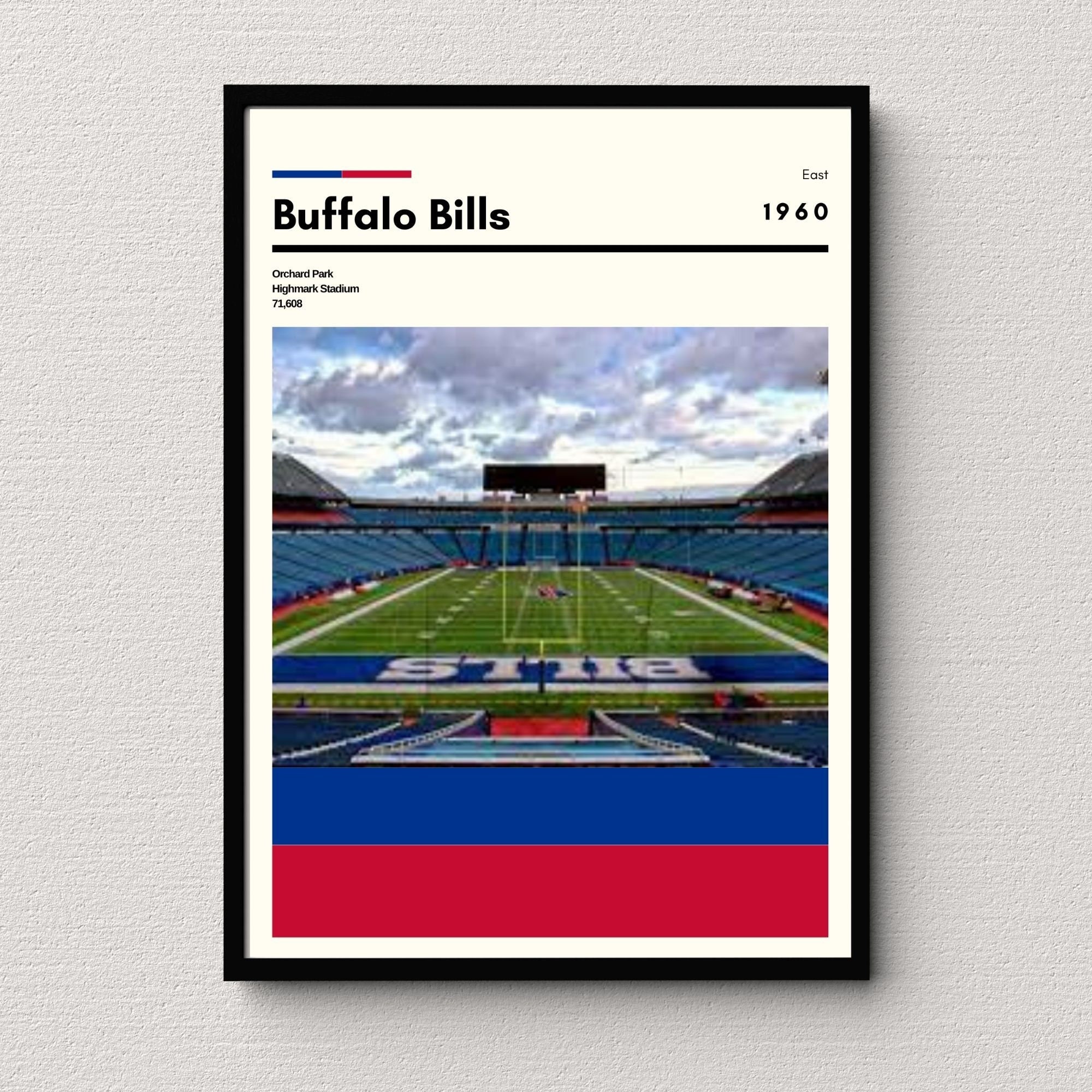Buffalo Bills Poster | Highmark Stadium Print | NFL Stadium Print | NFL ...