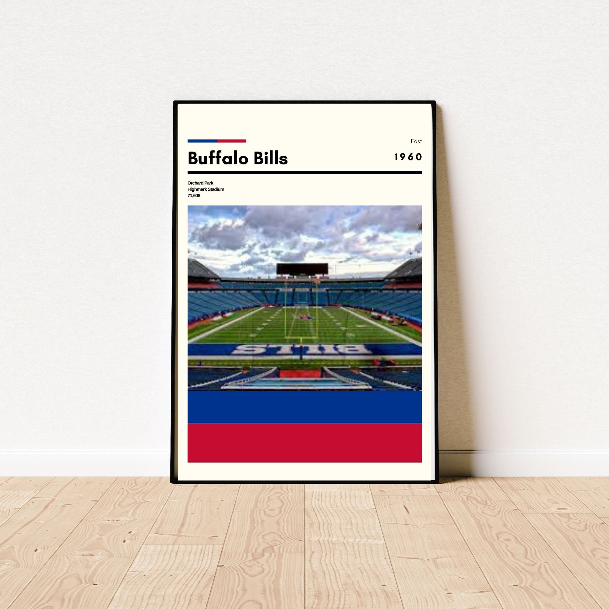Buffalo Bills Poster | Highmark Stadium Print | NFL Stadium Print | NFL ...