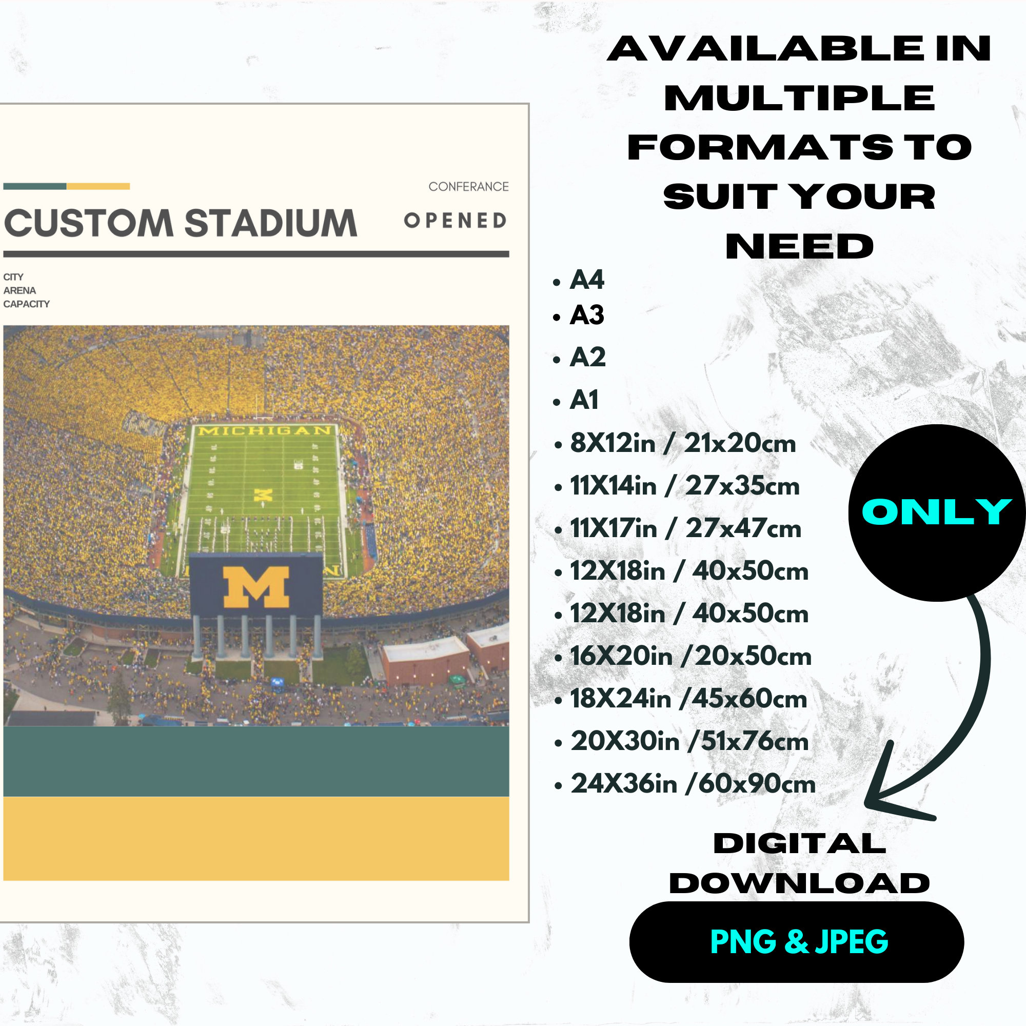 Buffalo Bills Poster | Highmark Stadium Print | NFL Stadium Print | NFL ...