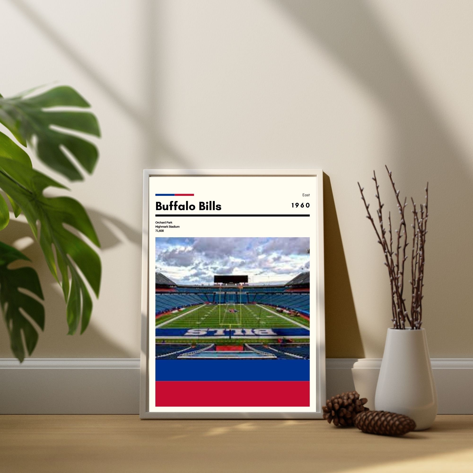 Buffalo Bills Poster | Highmark Stadium Print | NFL Stadium Print | NFL ...
