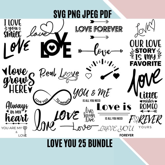 Love Love Svg Love Logo Svg Love Art Svg Love Design - Etsy