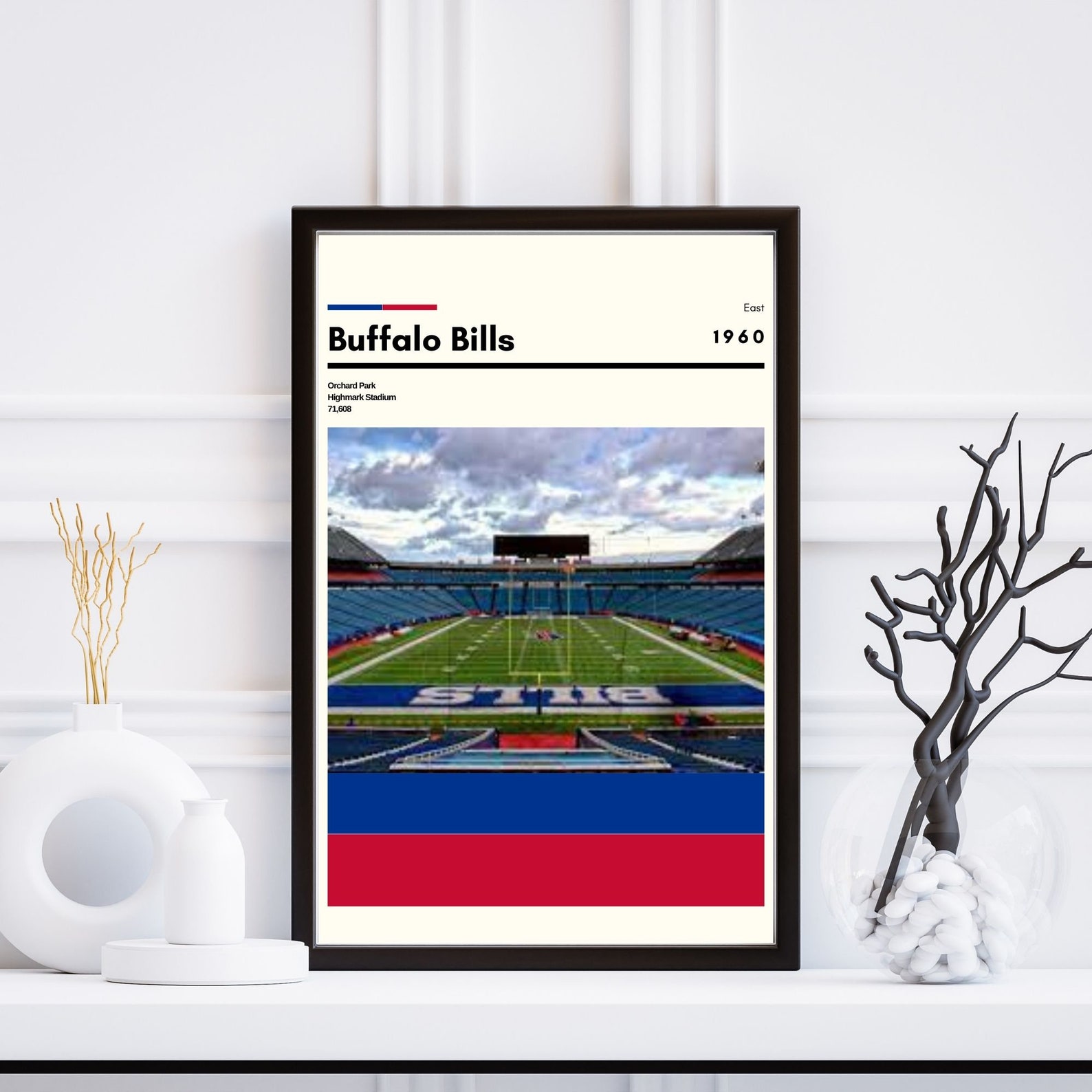 Buffalo Bills Poster | Highmark Stadium Print | NFL Stadium Print | NFL ...