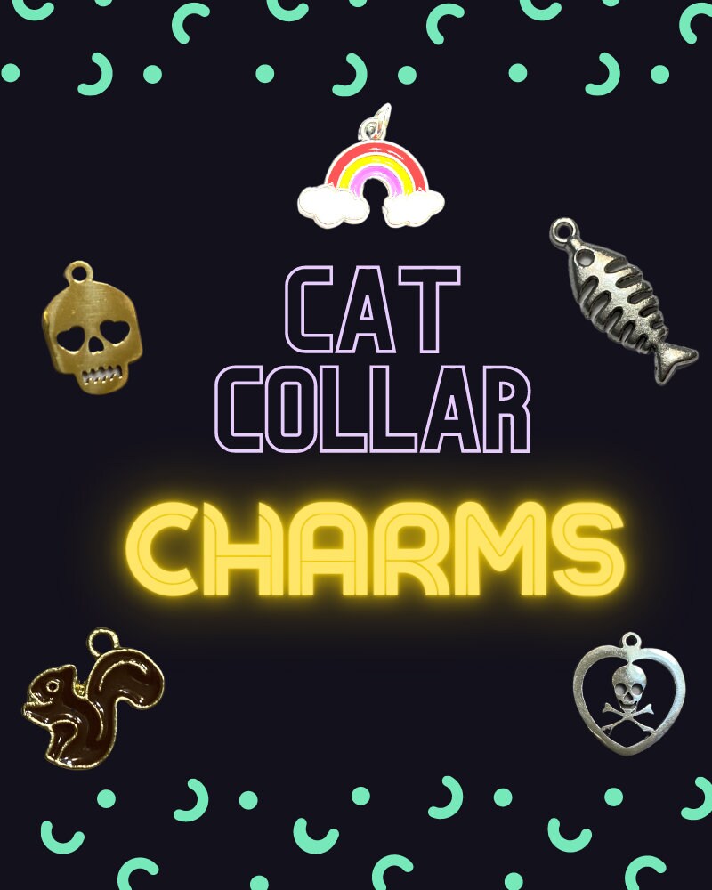 Cat Collar Charms - Etsy