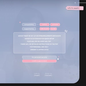 Welcomer Widget | Pop-out & Card | Raid Event Alert - Lover - Etsy UK