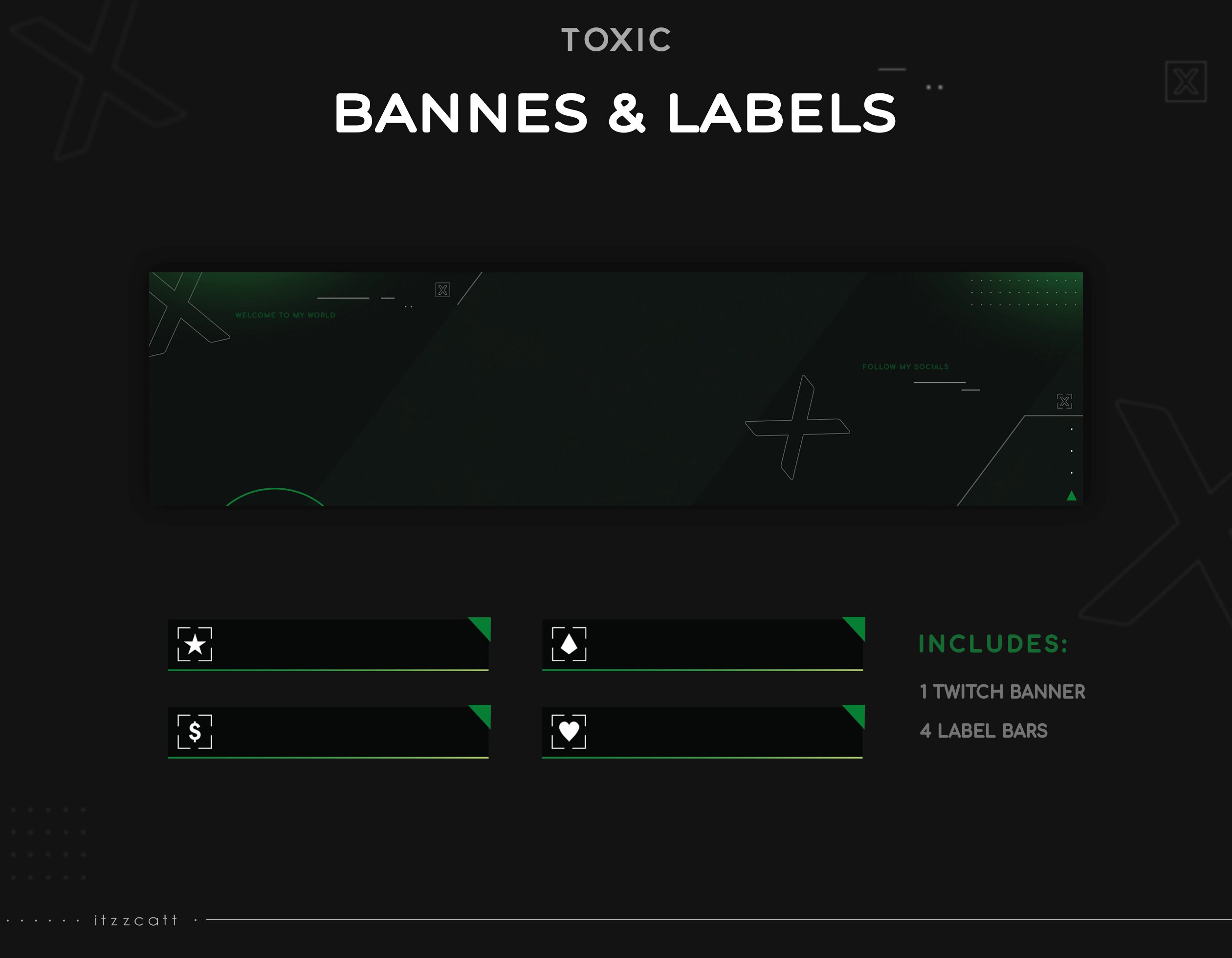 Toxic Animated Stream Pack Twitch Package - Etsy