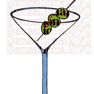 Sketched Martini PNG - Hand Drawn Dirty Martini SVG - Happy Hour Clip ...