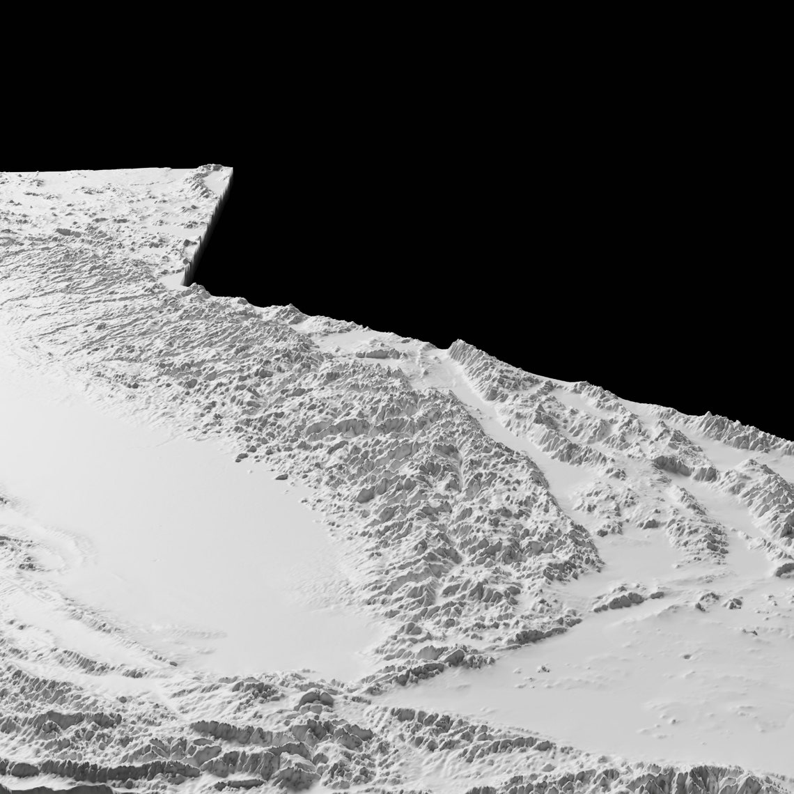 State of California Topographic Map 3D Model File | Stl File for CNC ...