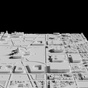 Washington DC City 3D Print File | STL File for 3D Printing | 3D Map of ...