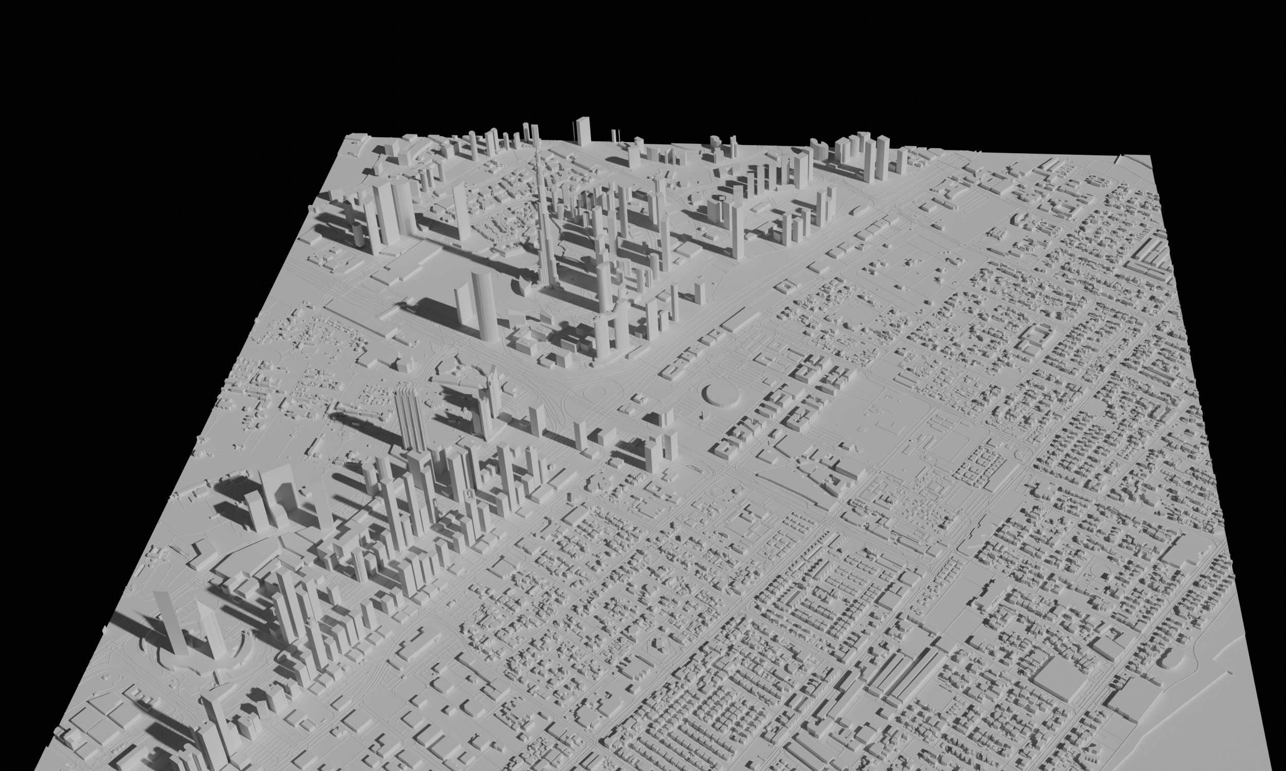 Dubai 3D Printing Stl File 3D Printable City Model of Boston - Etsy ...