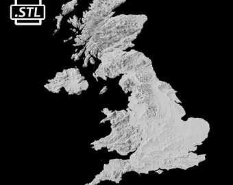 Iceland Topographic Map 3D Model File Stl File for CNC Milling and 3D ...