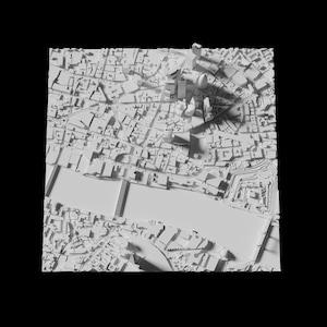London City 3D Print File | STL File for 3D Printing | 3D Map of the ...