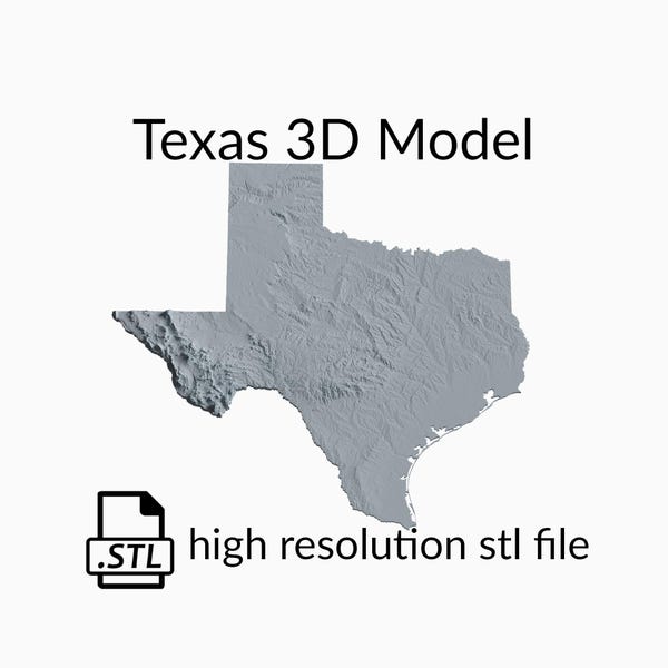 Texas State Stl Files - Etsy