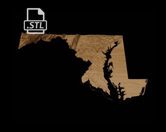 China Topographic Map 3D Model Stl for CNC and 3D Printing - Etsy