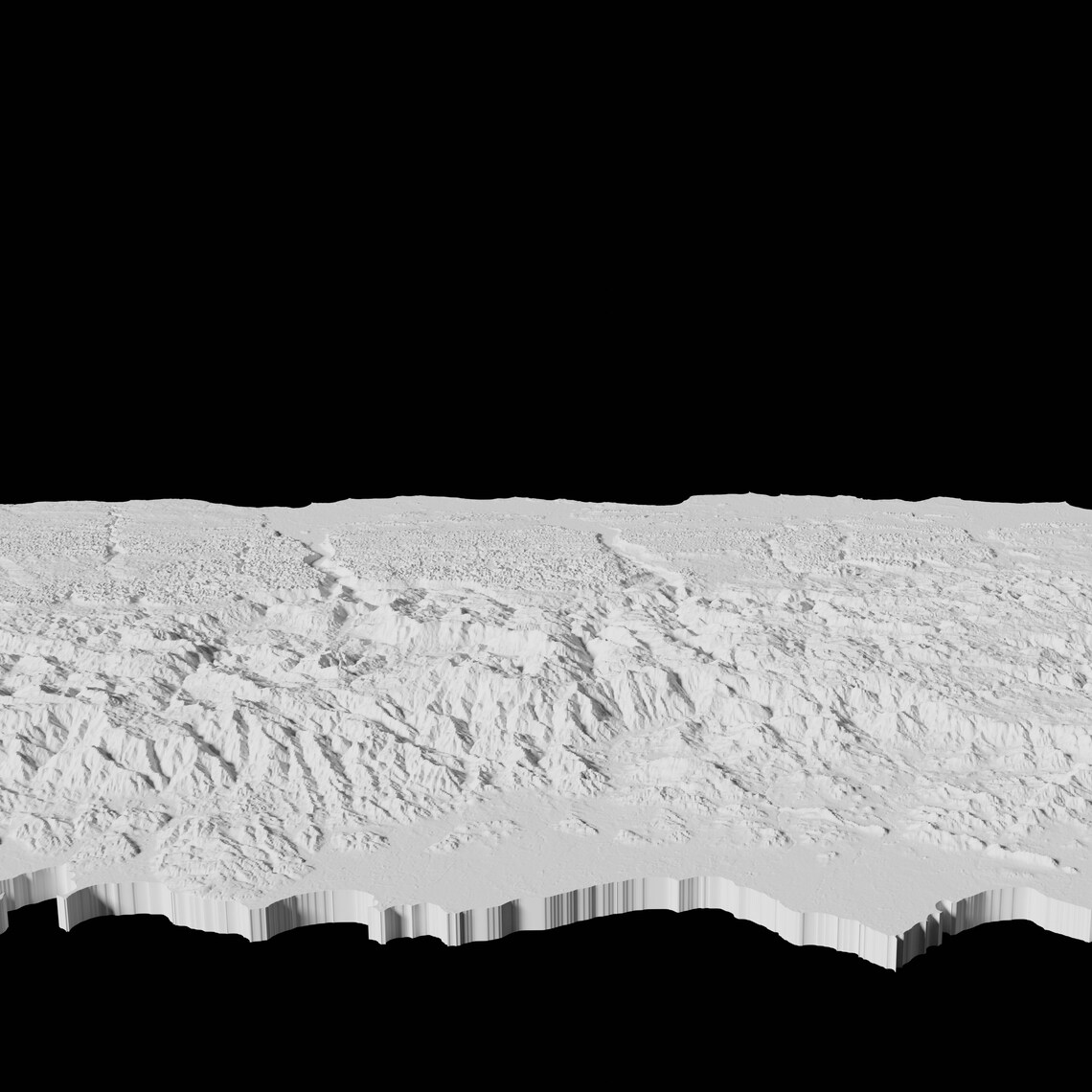Puerto Rico Topographic Map 3D Model File | Stl File for CNC Milling ...