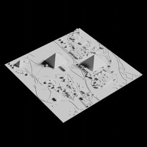 Cairo Great Pyramids of Giza 3D Print File | STL File for 3D Printing ...