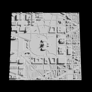 Washington DC City 3D Print File | STL File for 3D Printing | 3D Map of ...