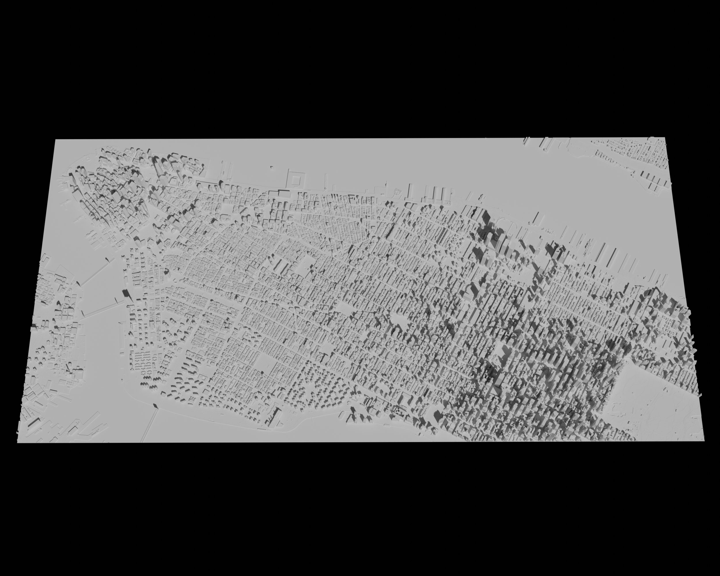 Custom City Stl File | 3D Printable 3D Model of Your City - Etsy