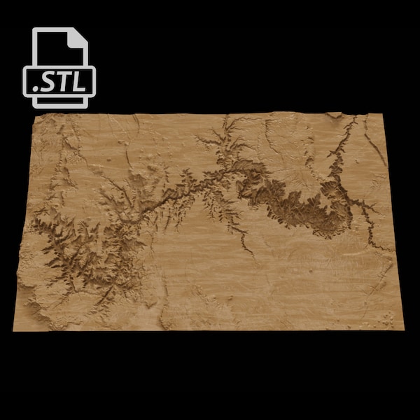 3d Print File Stl Grand Canyon - Etsy