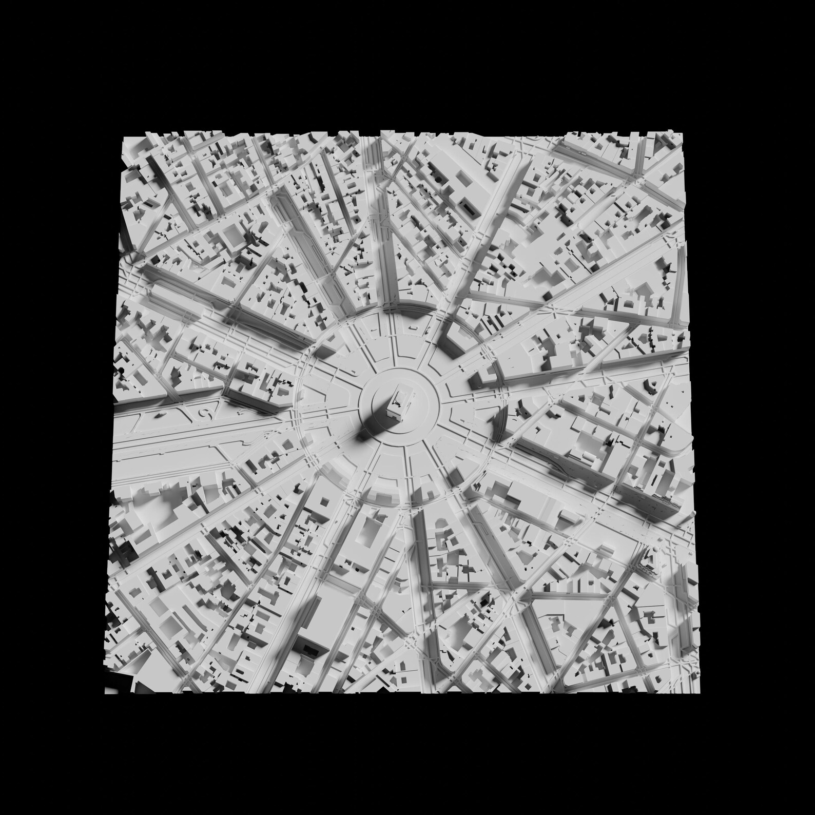Paris City 3D Print File | STL File for 3D Printing | 3D Map of Paris ...