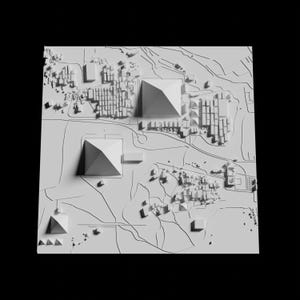 Cairo Great Pyramids of Giza 3D Print File | STL File for 3D Printing ...