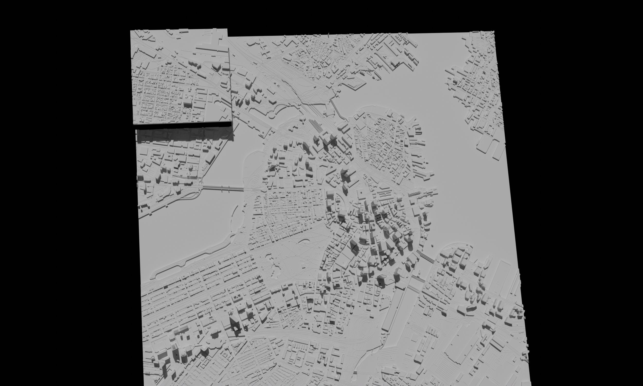 Custom City Stl File | 3D Printable 3D Model of Your City - Etsy