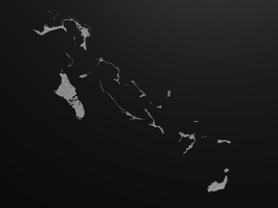 Bahamas Topographic Map 3D Model Stl for CNC and 3D Printing - Etsy