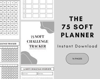 75 Soft Challenge Tracker Bundle 75 Soft Challenge Daily Journal ...